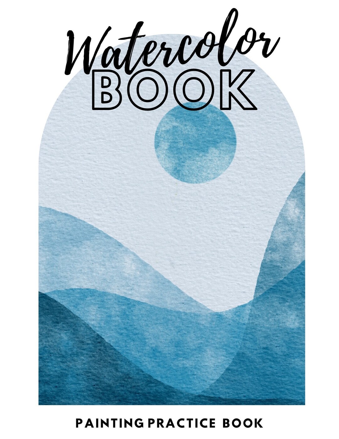 Watercolor Painting Practice Book - Beginner Painters - Etsy