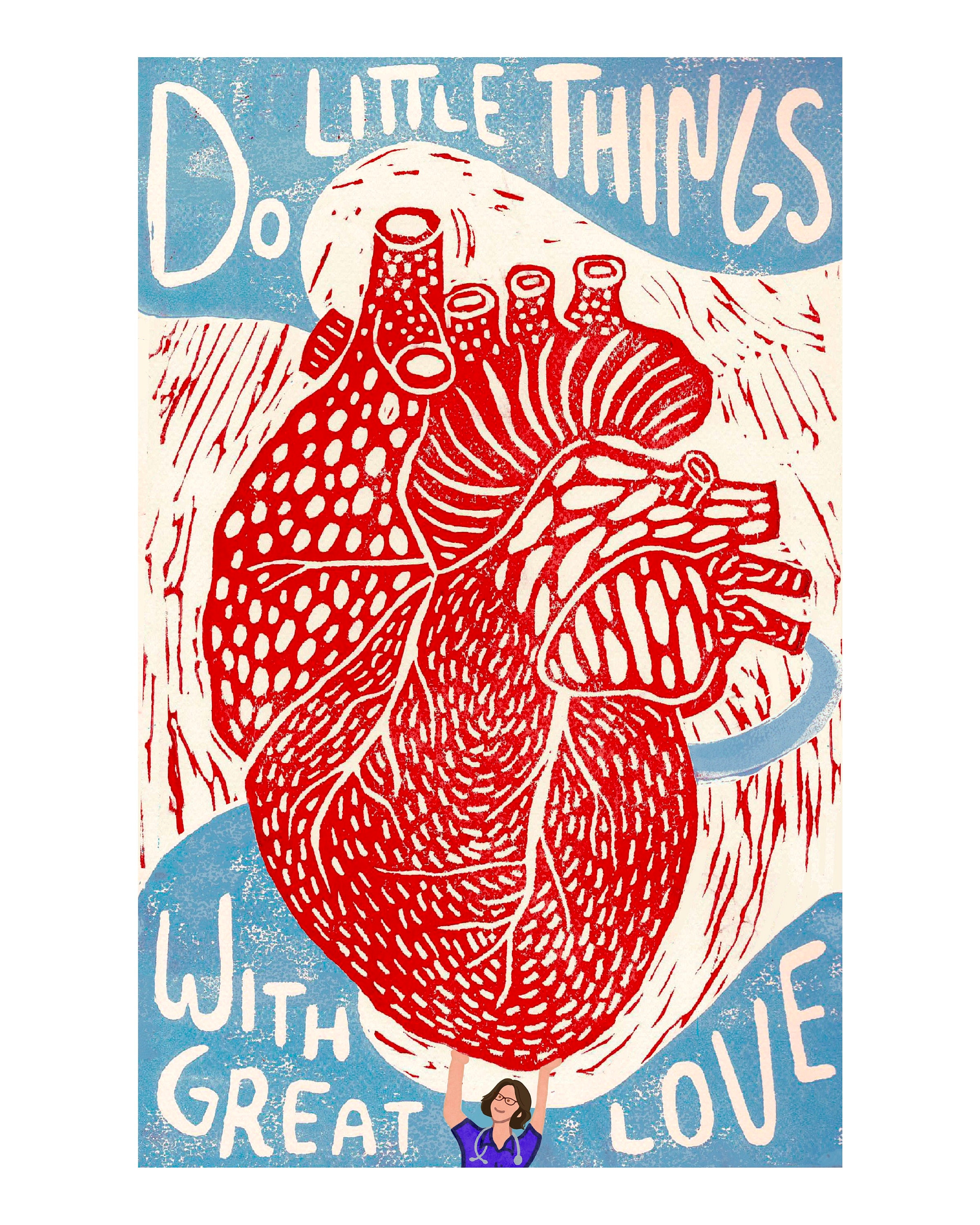 Heart Art Print - Etsy
