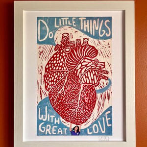 Heart Art Print - Etsy