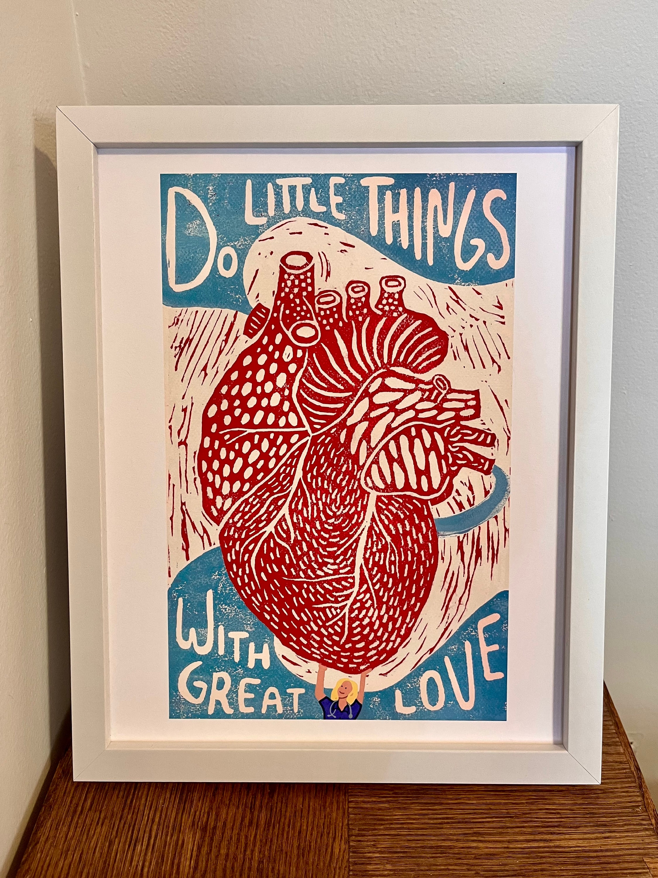 Heart Art Print - Etsy