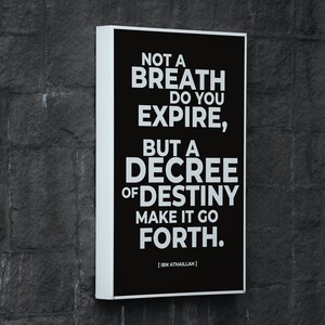Inspiring Quotes Poster - Decree of Destiny - Etsy