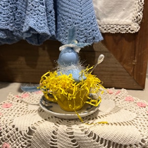 Vintage Spring Blue Bird Assemblage, Spring Assemblage, Found Object ...