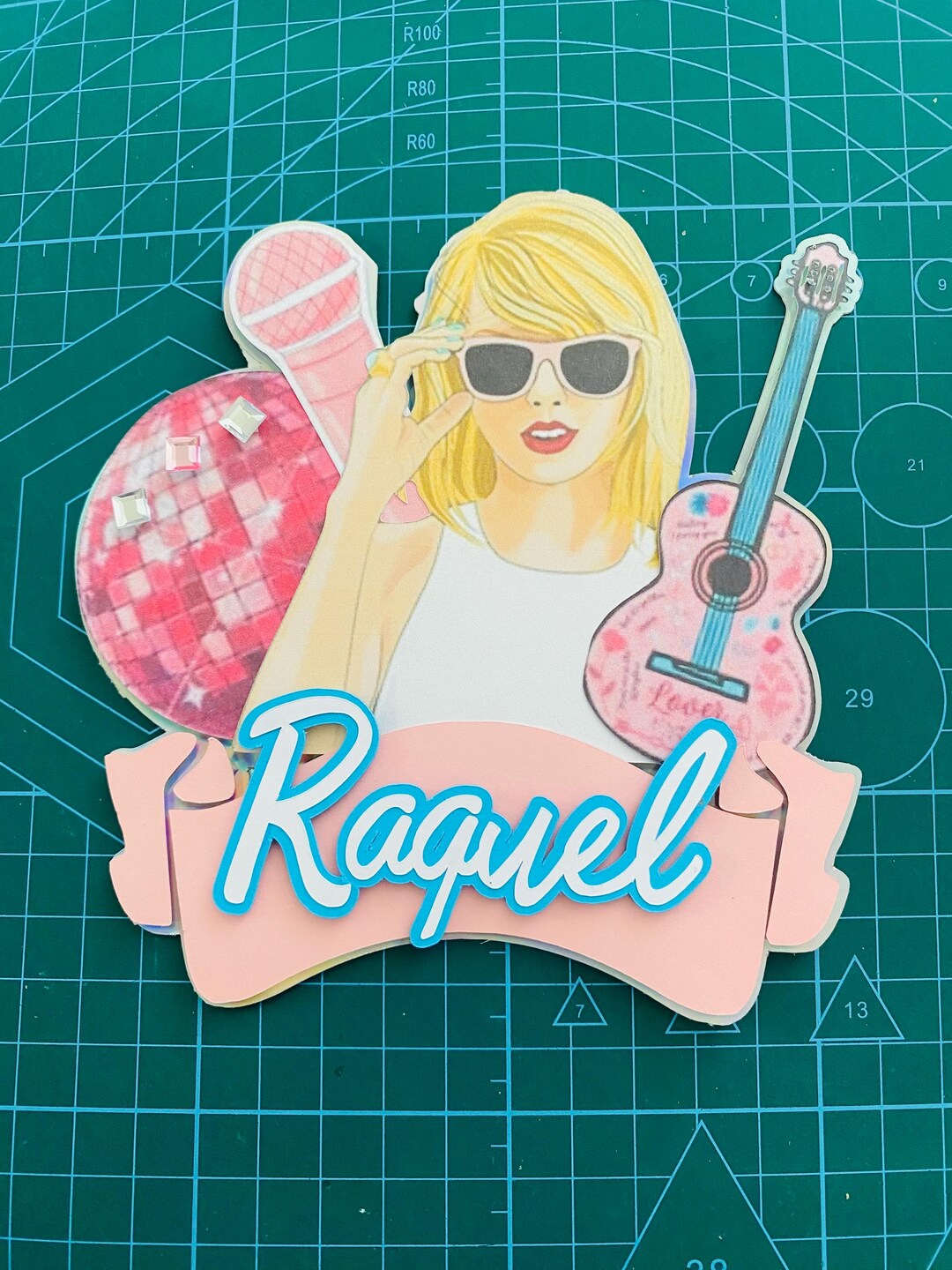 Taylor Swift Cake Topper / Taylor Cake Topper / Custom Cake Topper ...