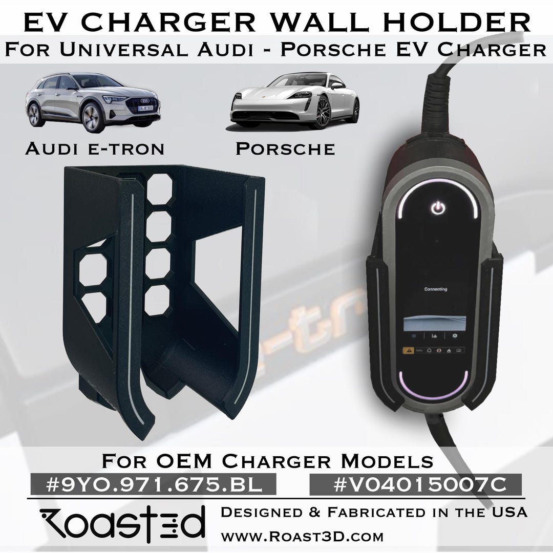 EV Charger Holder for Audi E-tron & Porsche Model #9YO.971.675.BL ...