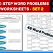 One Step Word Problems All Operations Worksheets | Addition ...