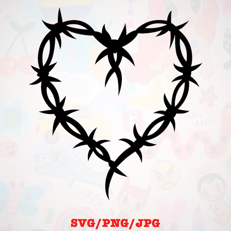 Karol G Heart Tattoo SVG/PNG/JPG Digital Download Stickers for Cricut ...