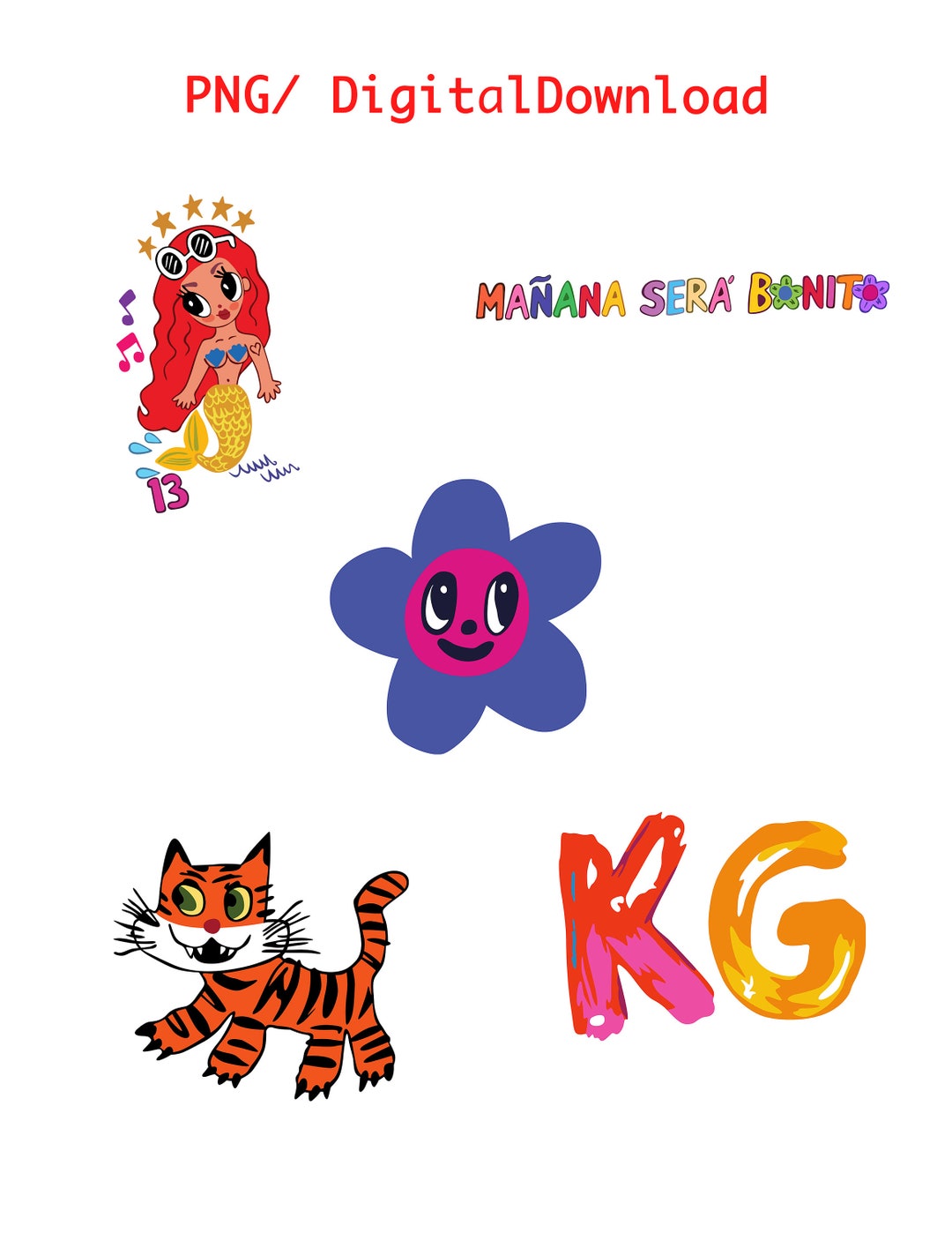 Karol G PNG Bundle, Stickers Mugs Template Tomorrow Will Be Beautiful ...
