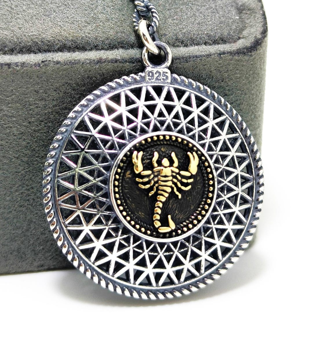 Scorpion Silver Keychain. 925 Sterling Scorpion Keyring. Mens Key Chain ...
