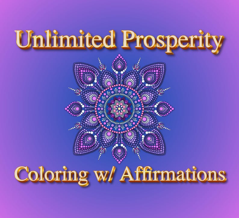 Unlimited Prosperity Printable Mandala Coloring Sheets With ...