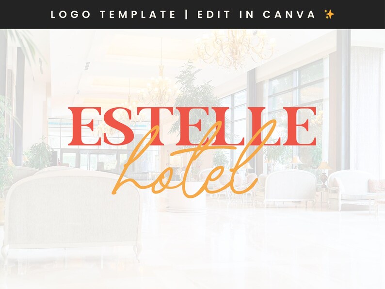 Custom Logo - Editable Canva Template - DIY Professional Logo - Modern ...