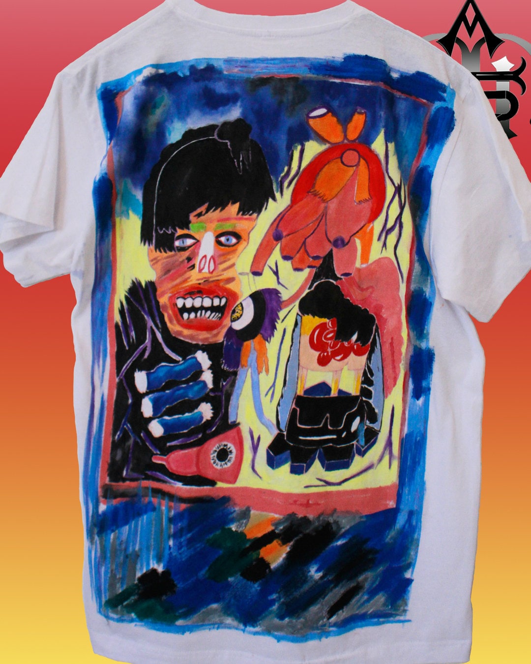 Hand Painted T-shirt - Etsy