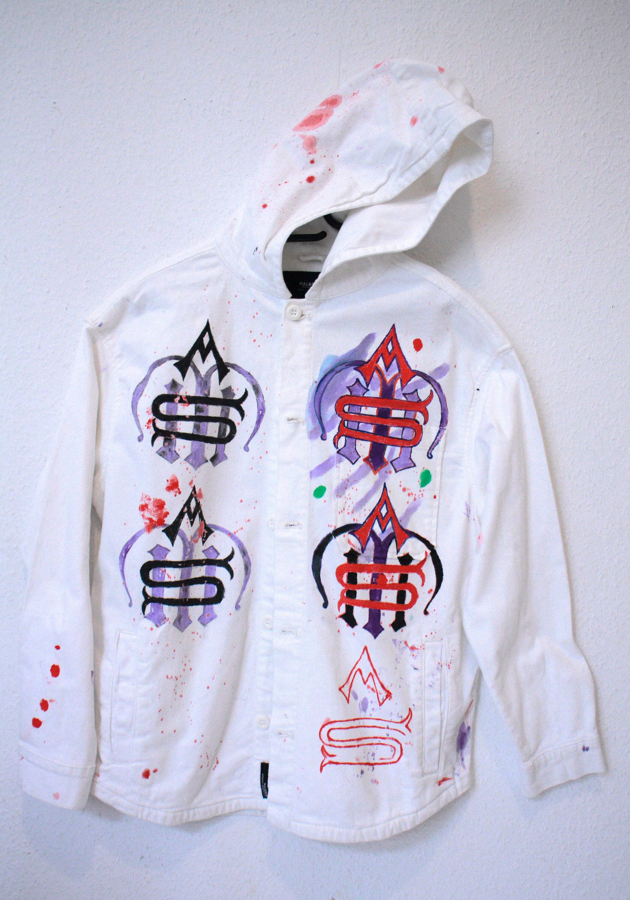 Hand Painted Jacket - Etsy