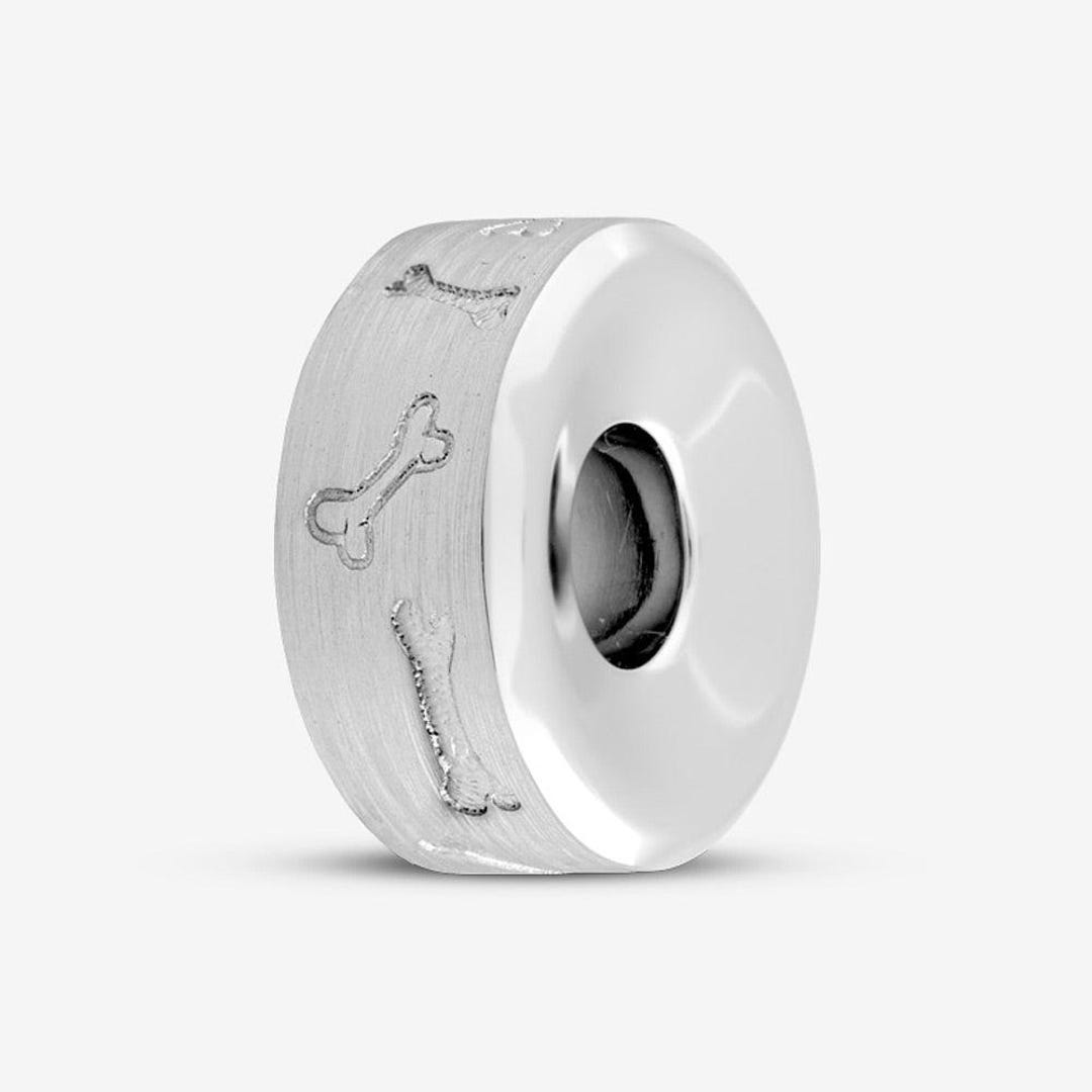 Self-fill Round Dog Bone Memorial Ashes Charm Bead - Etsy