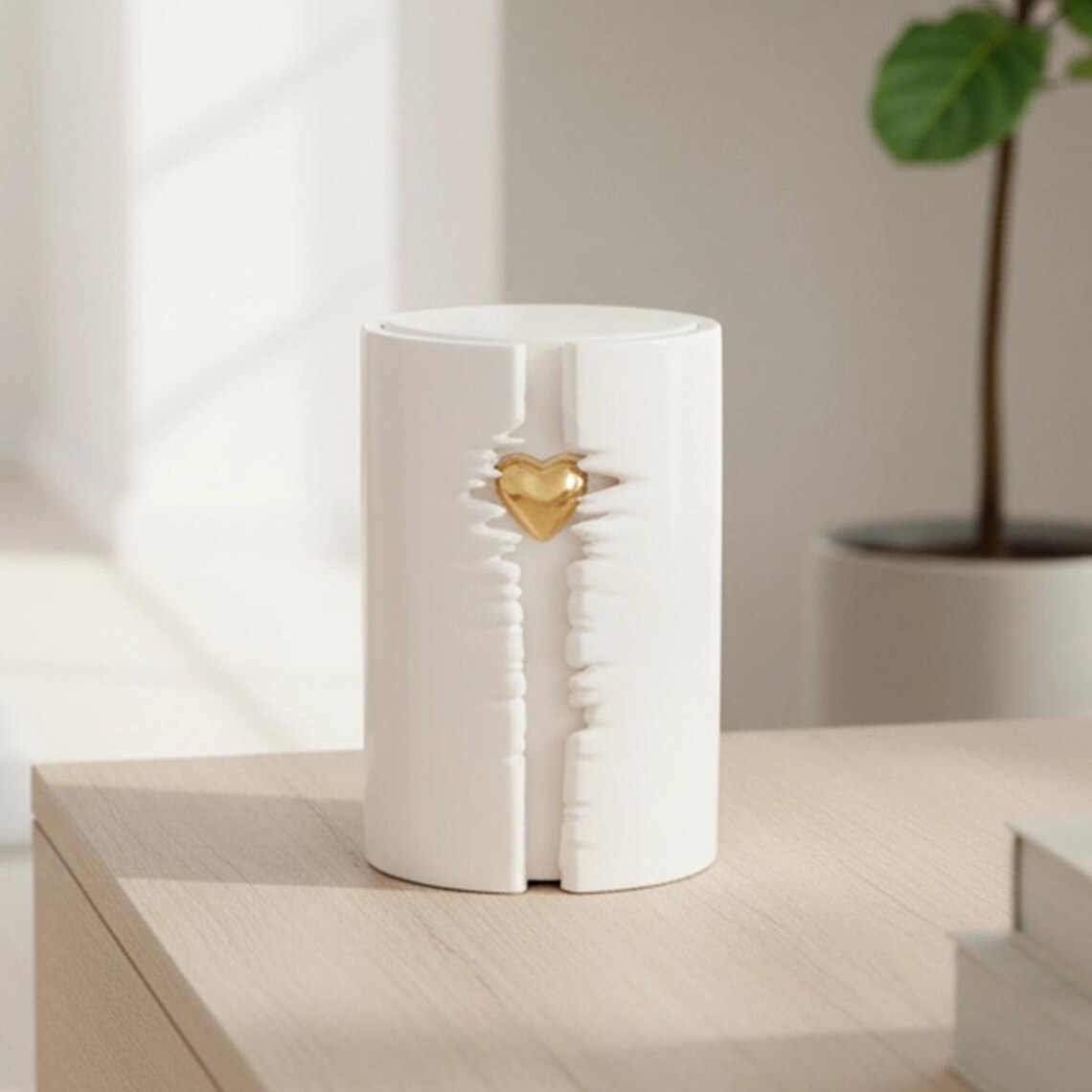 Cuddle Cremation Urn for Ashes With LED Light in White - Etsy