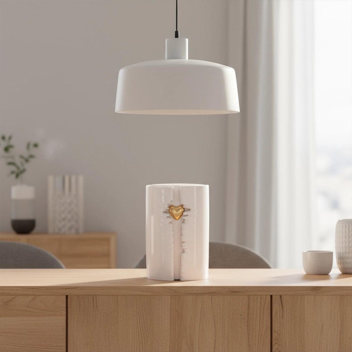 Cuddle Cremation Urn for Ashes With LED Light in White - Etsy