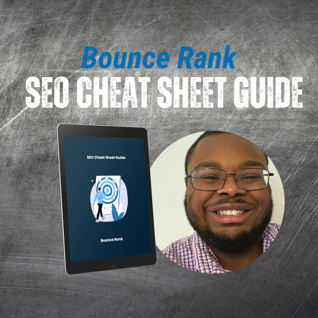Seo Cheat Sheet Seo Beginner Guide Seo Checklist Bounce Rank Etsy