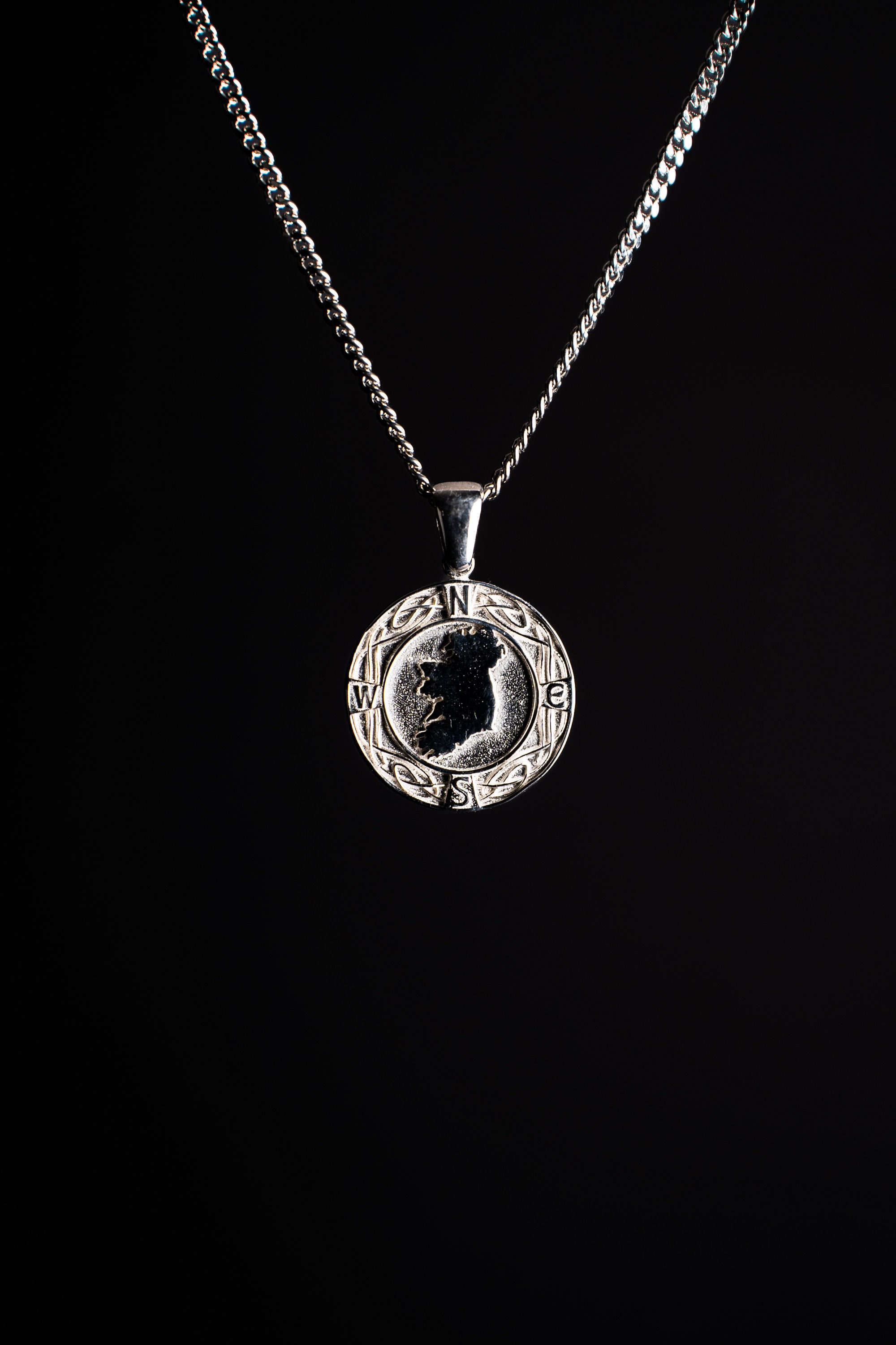 The Irish Heritage Pendant With Curb Chain - Etsy