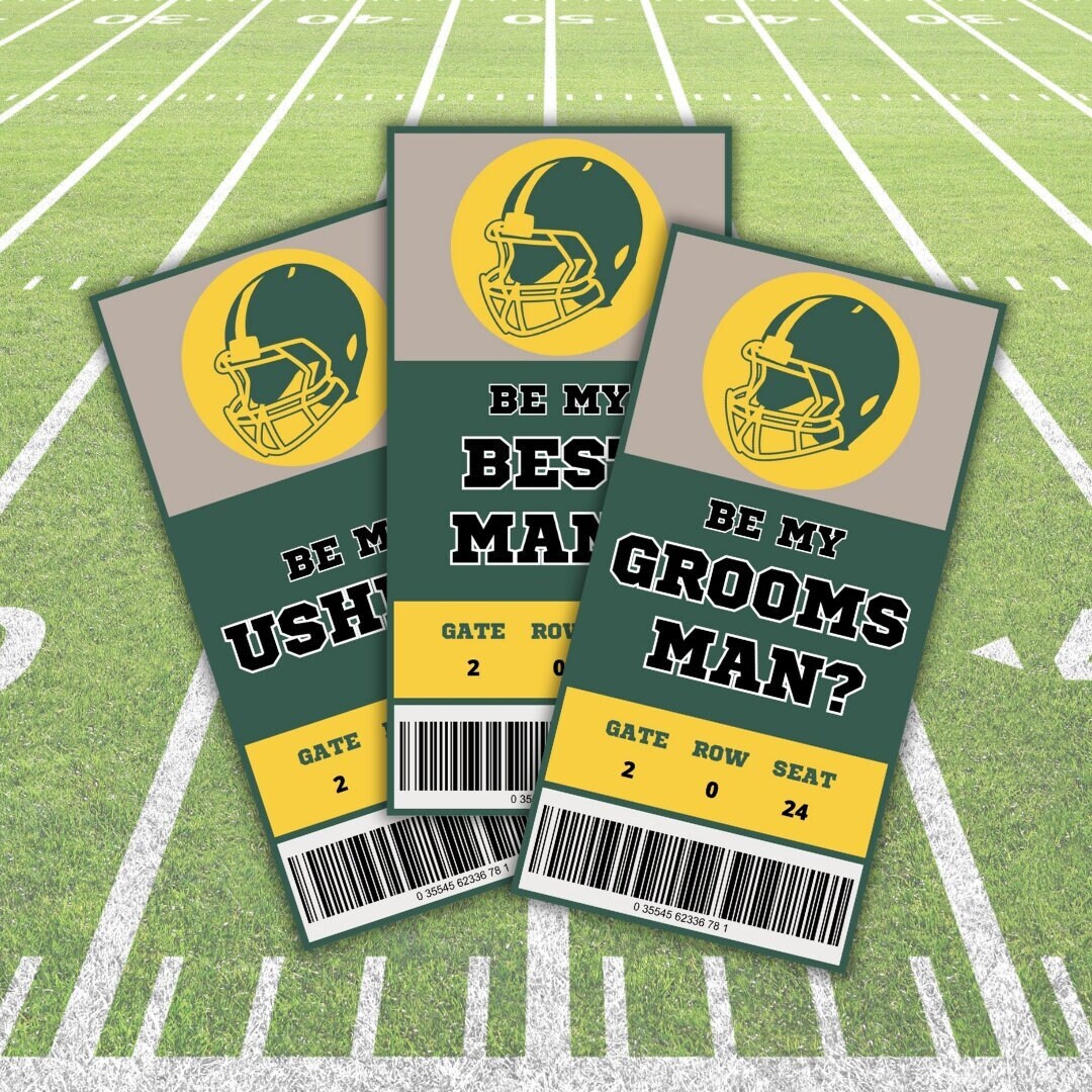 Will You Be My Groomsman Ticket Proposal Digital Download / Best Man ...