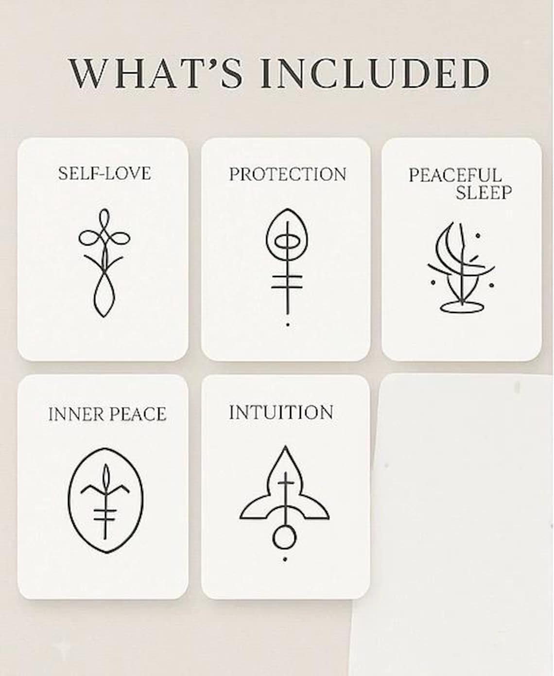 Self-care Spiritual Growth Sigil Pack | 6 Printable Sigils Self-love ...