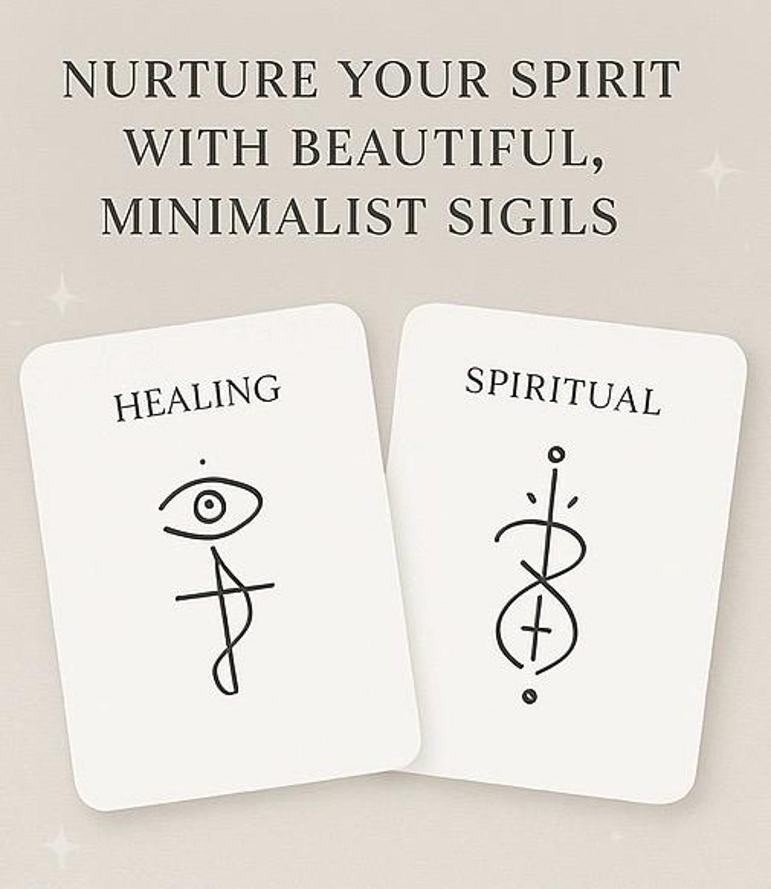 Self-care Spiritual Growth Sigil Pack | 6 Printable Sigils Self-love ...