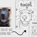 Printable Digital Custom Pet Coloring Page - Etsy