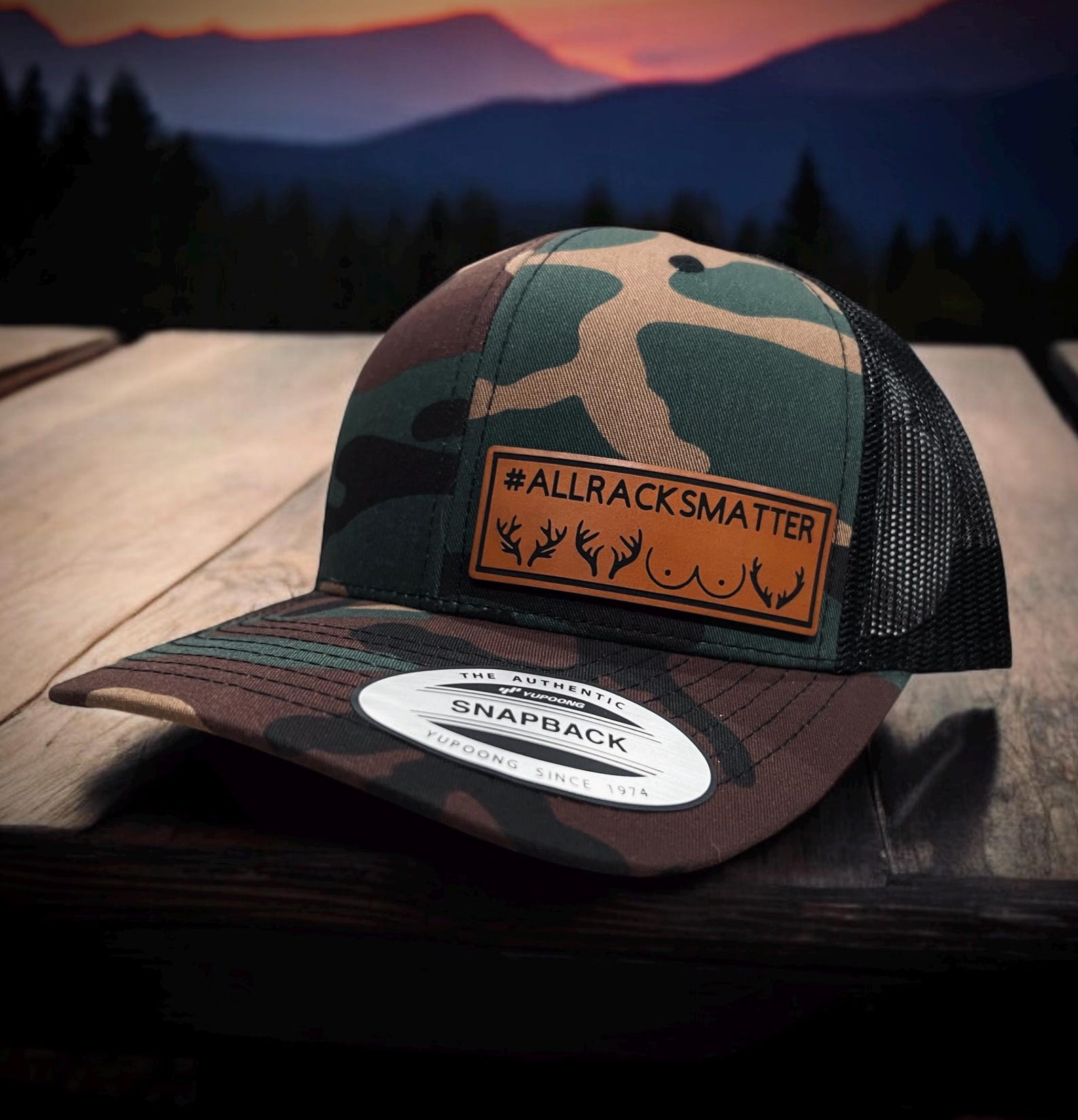 All Racks Matter Hunting Trucker Hat (over 40 Hat Choices, 15 Patch ...
