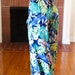 Island Getaway: Tropical Print Palazzo Pants With Smocked Waist & Tie ...