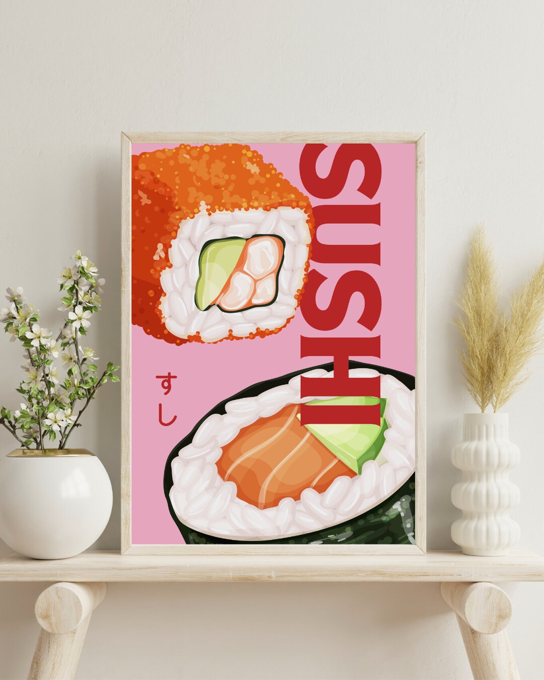 Sushi Poster Food Poster Japan Poster Poster for Kitchen - Etsy