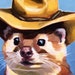 Cowboy Ferret Art Print Western Home Decor Quirky Pet Portrait - Etsy