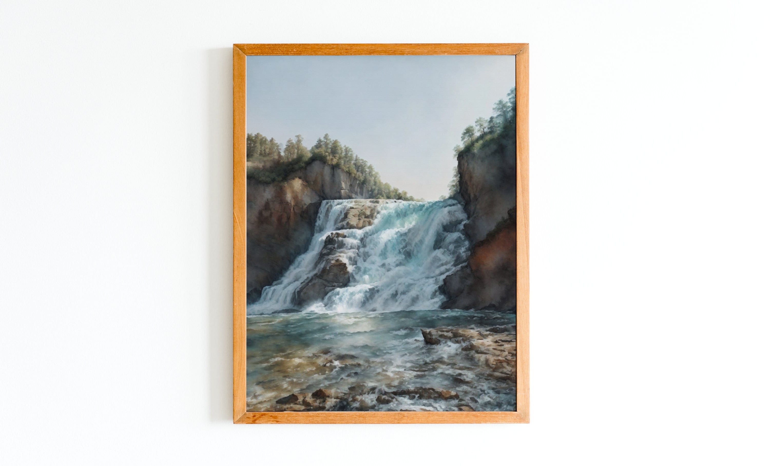 Ithaca Falls Watercolor Print Ithaca NY Wall Art Finger Lakes Travel ...