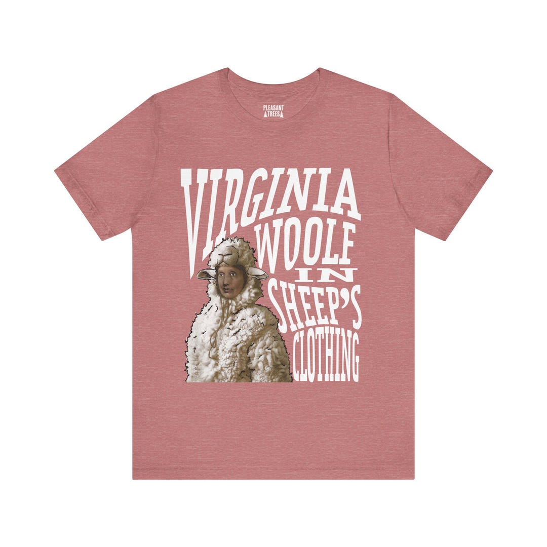 Virginia Woolf in Sheep's Clothing - Etsy