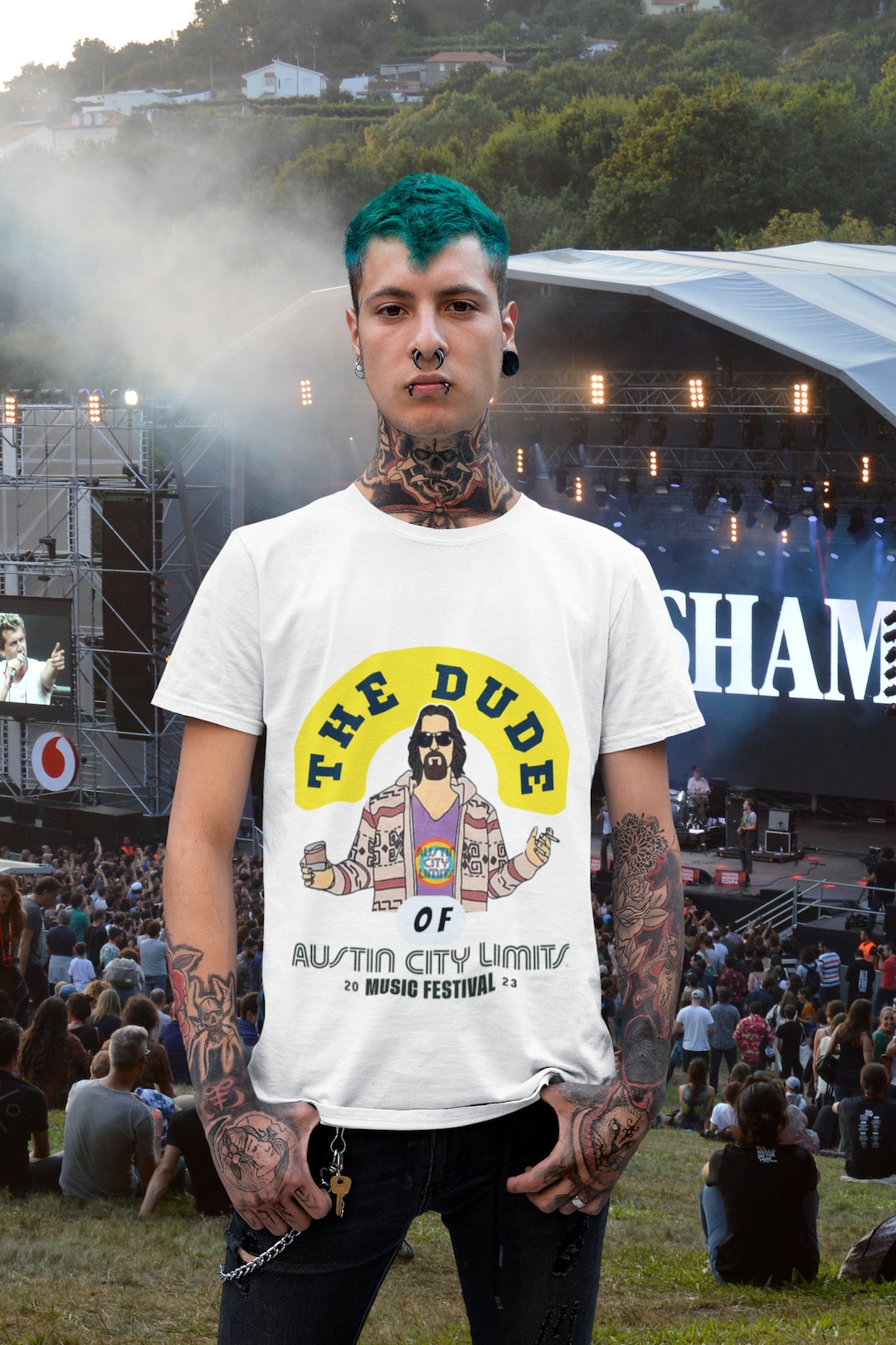 The-big-lebowski Tshirt Austin City Limits Outfit for Music Hippie ...