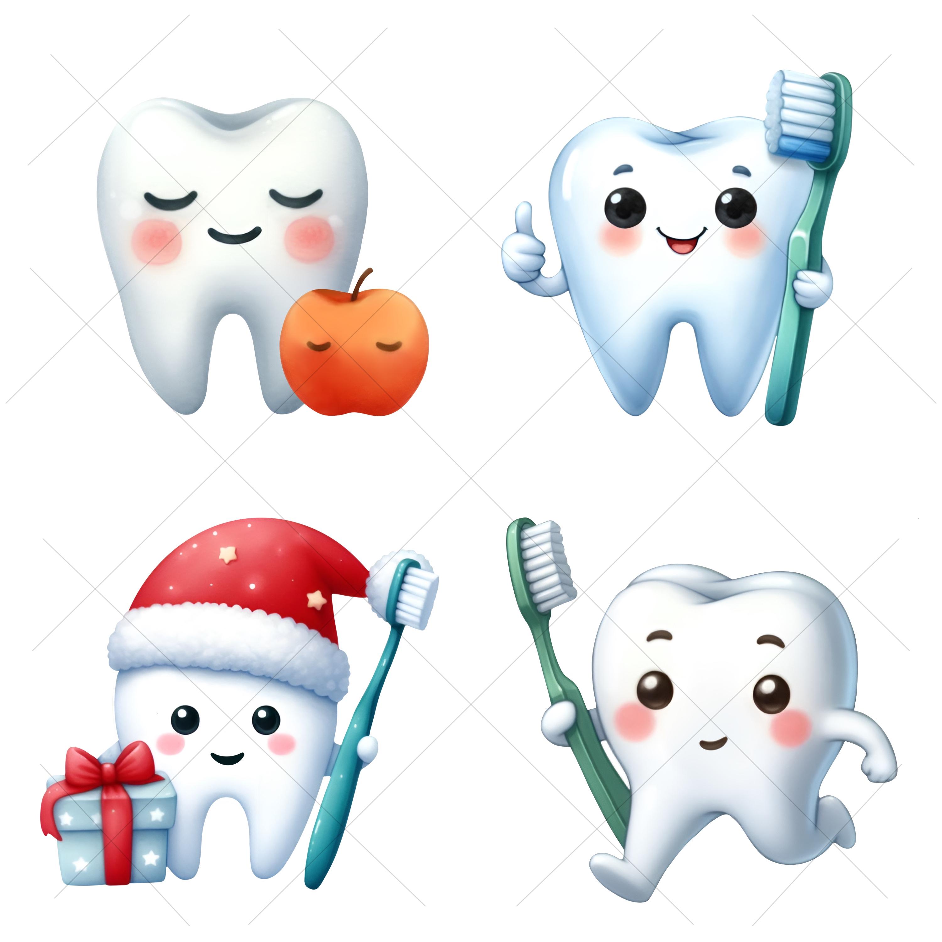 Cute Tooth Watercolour Teeth Blue PNG Clipart, Dentist Graphics PNG ...