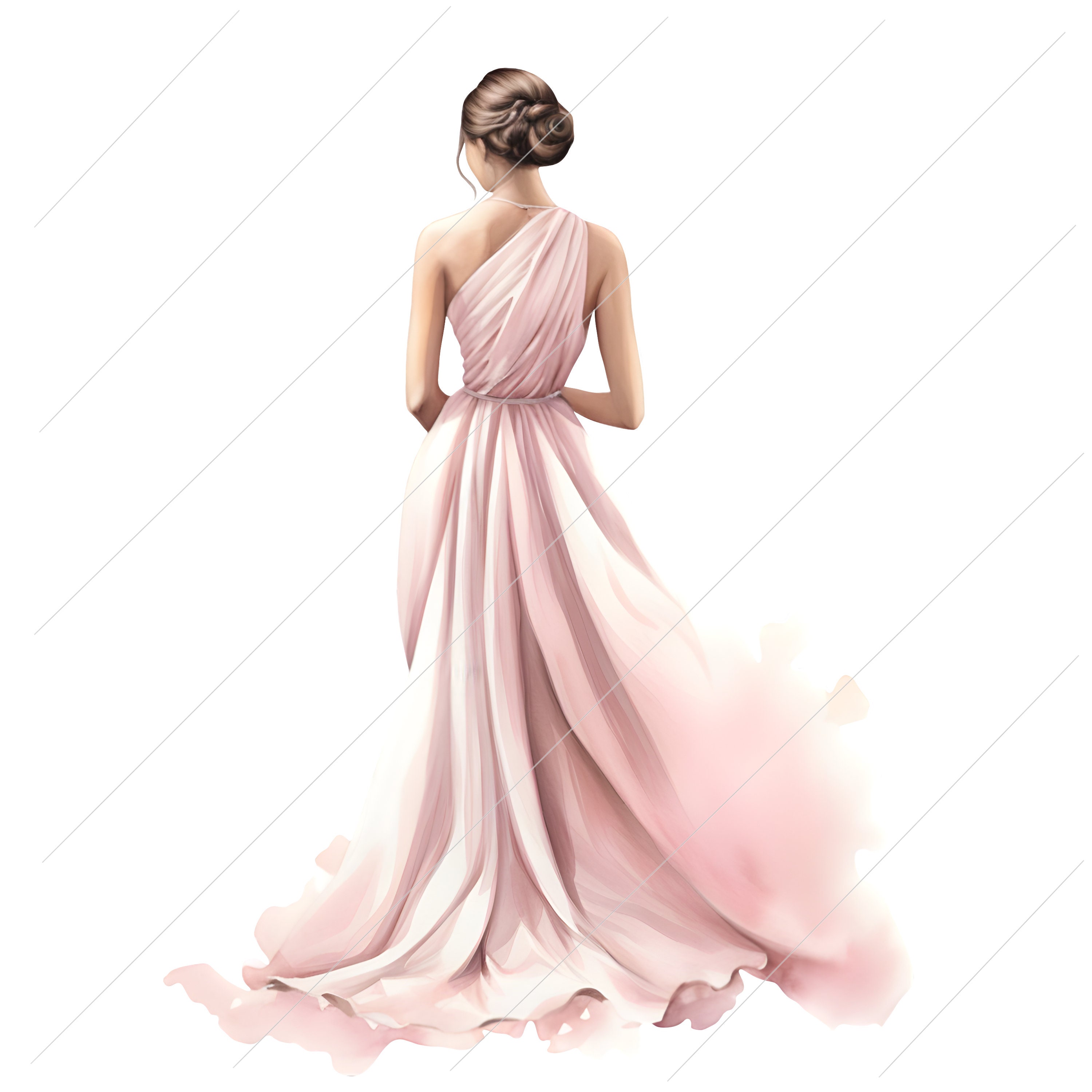 Ladies Back View Clipart #1, Woman Full Body Side Look, Young Girl ...
