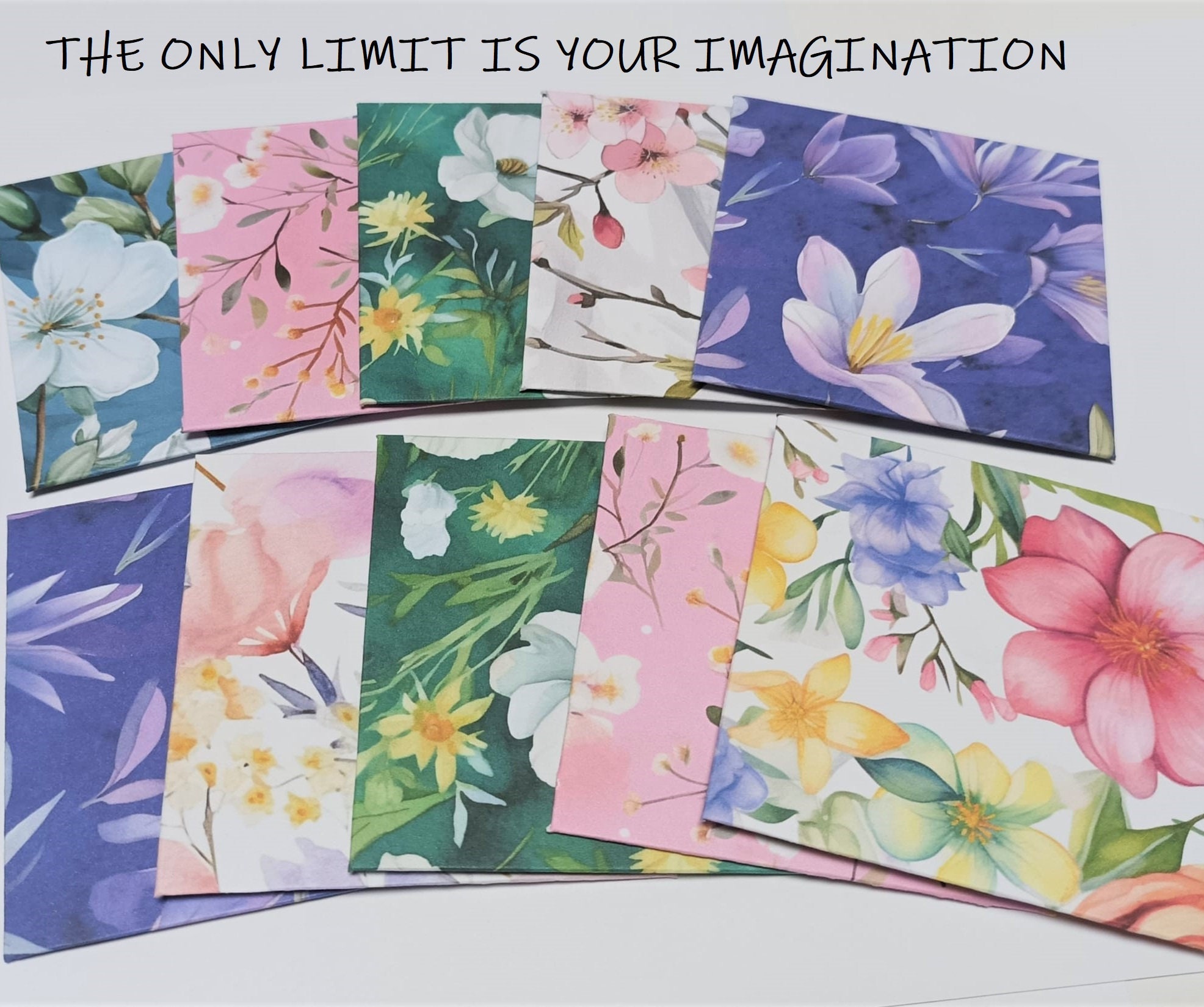 Spring Floral Medley Digital Paper Watercolor Flower Printables 12 ...