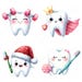 Cute Tooth Watercolour Teeth Pink PNG Clipart, Dentist Graphics PNG ...