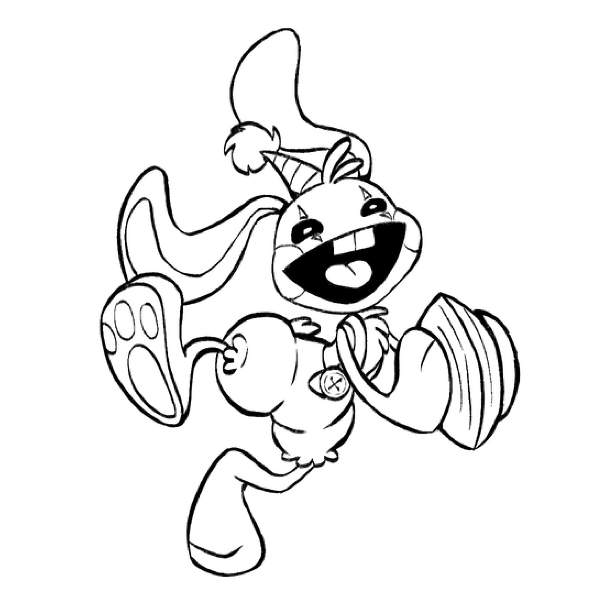 Rabbids Invasion Coloring Pages
