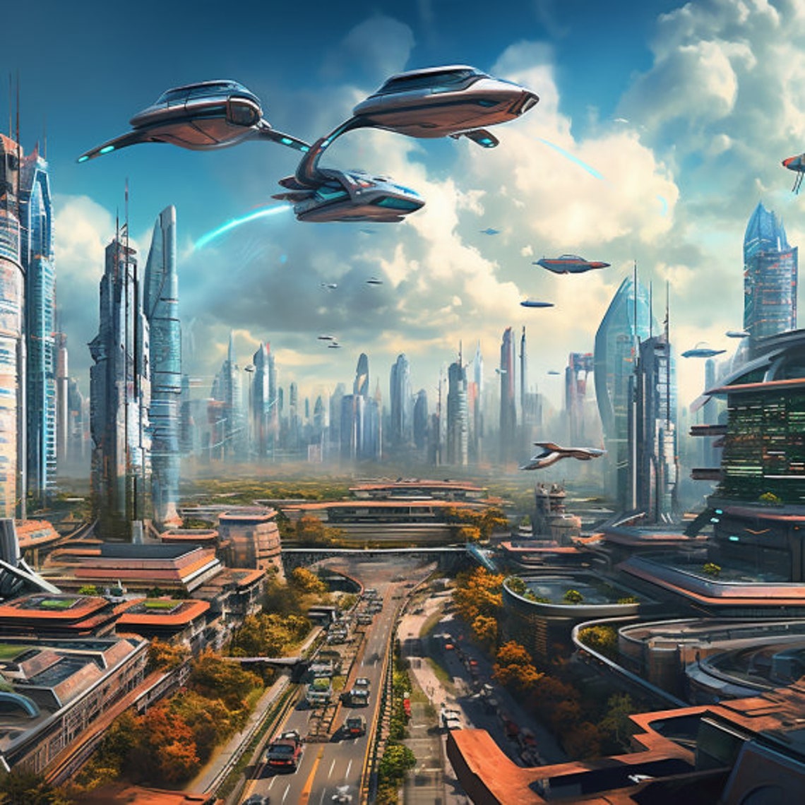 Victorian-era | Futuristic Skyline | Zoom Virtual Backgrounds ...