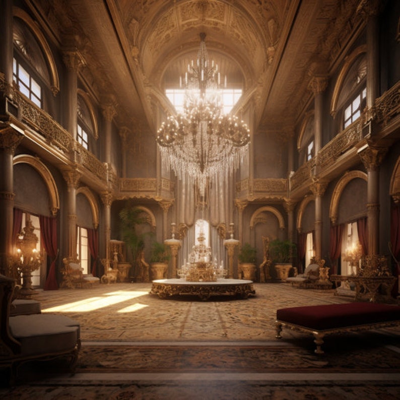 Elegant Palace | Zoom Virtual Backgrounds | Backdrop | Office ...