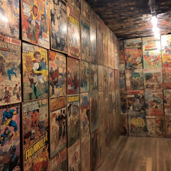 Vintage Comic Book Backdrop - Etsy