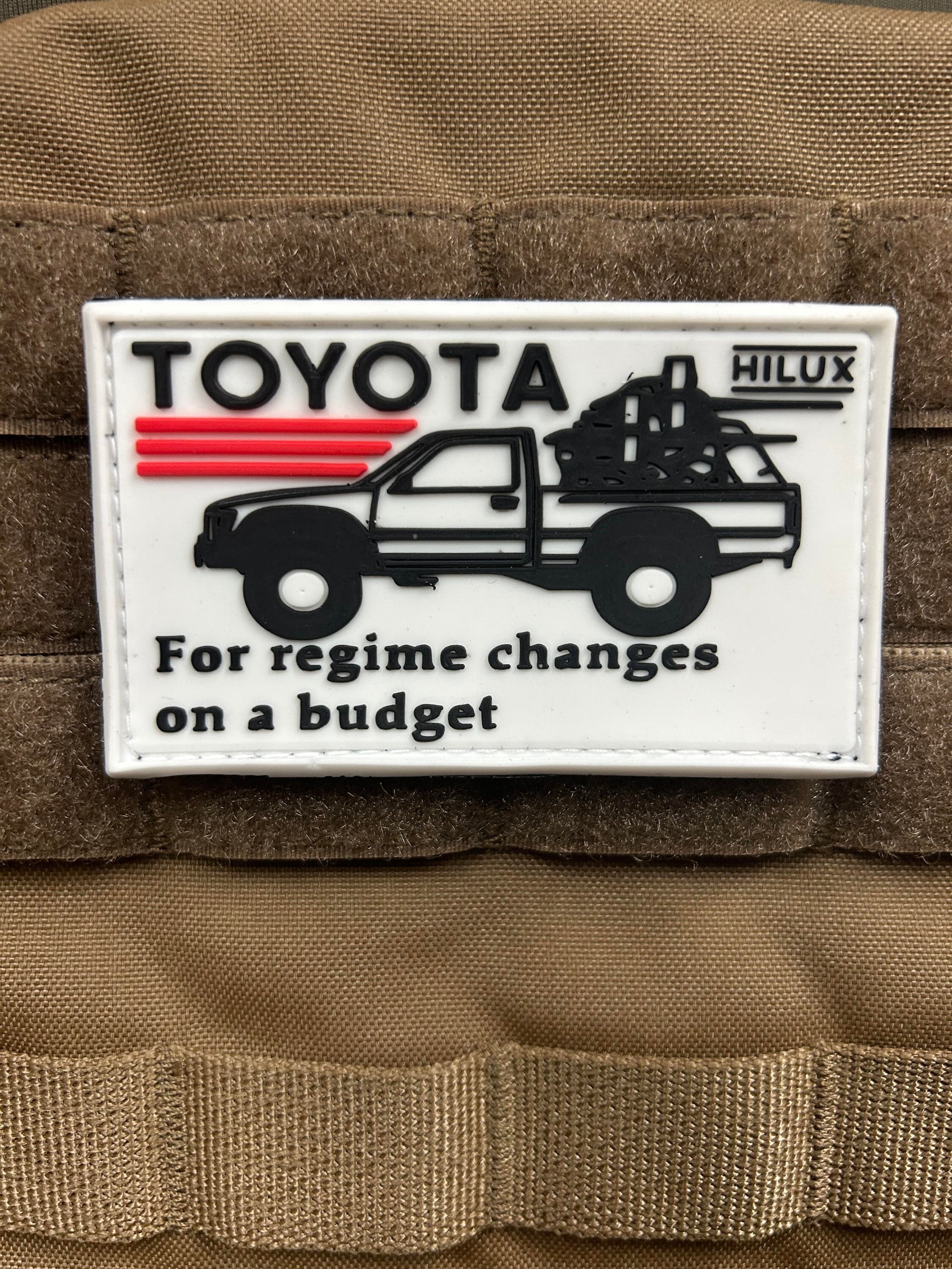 Toyota: Regime Changes on a Budget Morale Patch - Etsy