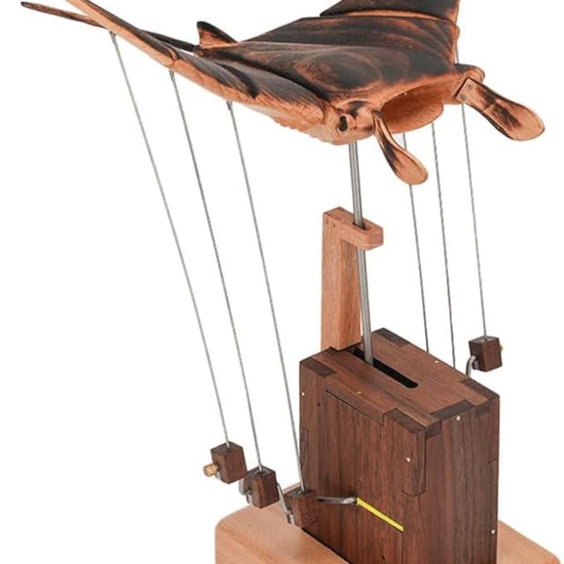 Wooden Manta Ray Automata - Etsy
