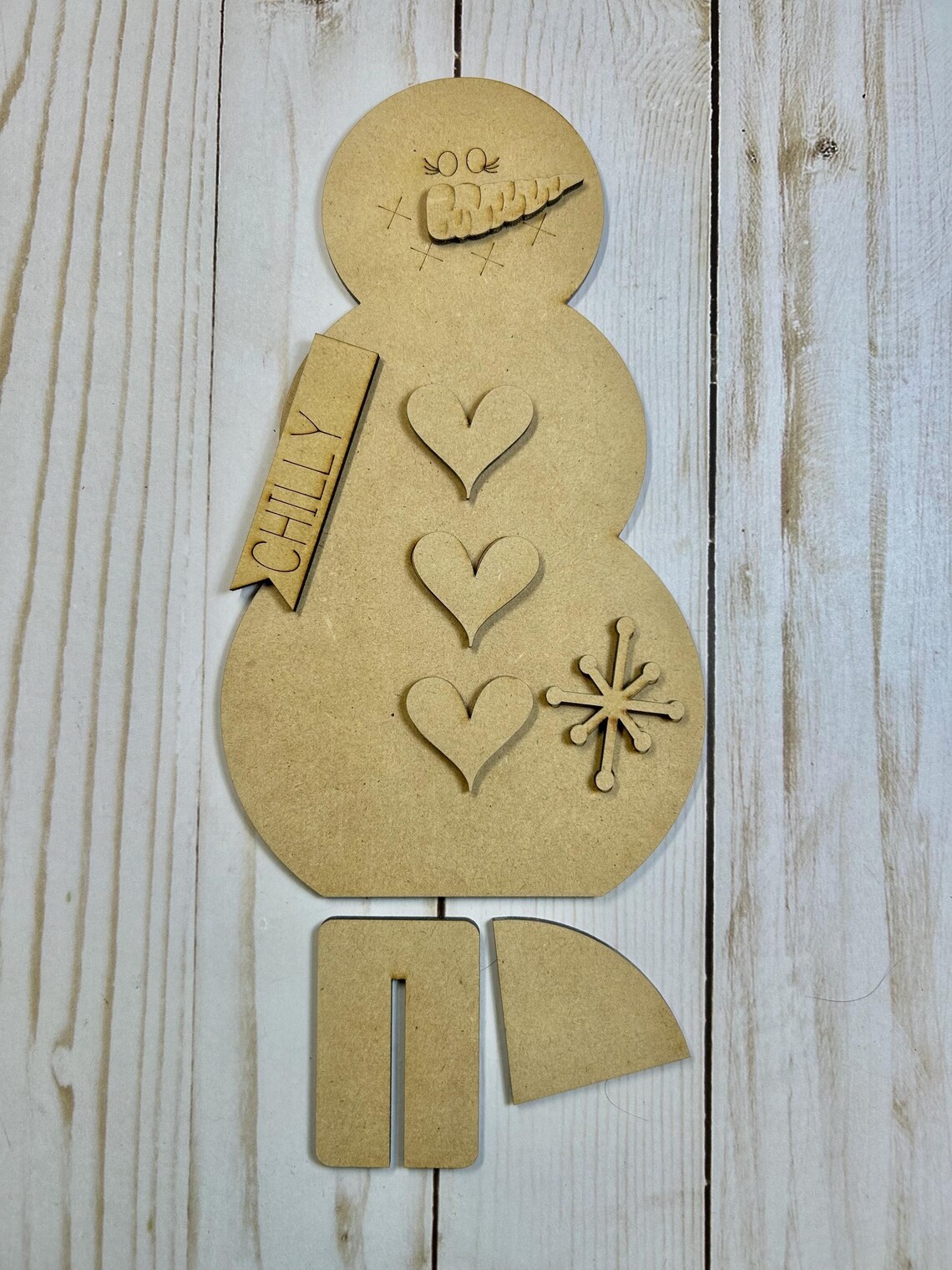 DIY Snowman Family, Standing Snowman Family, Christmas Decor, Holiday ...