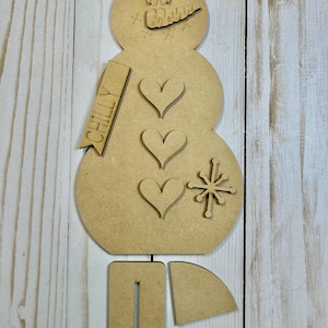 DIY Snowman Family, Standing Snowman Family, Christmas Decor, Holiday ...