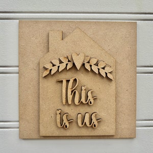 DIY Home Signs, Home Tiered Trays, This is Our Happy Place, Home is ...