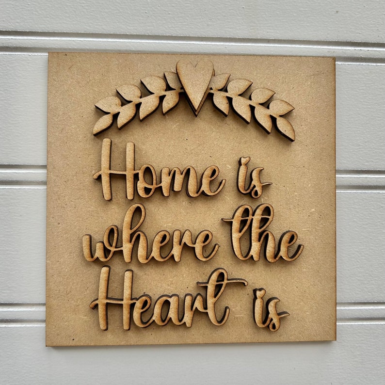 DIY Home Signs, Home Tiered Trays, This is Our Happy Place, Home is ...