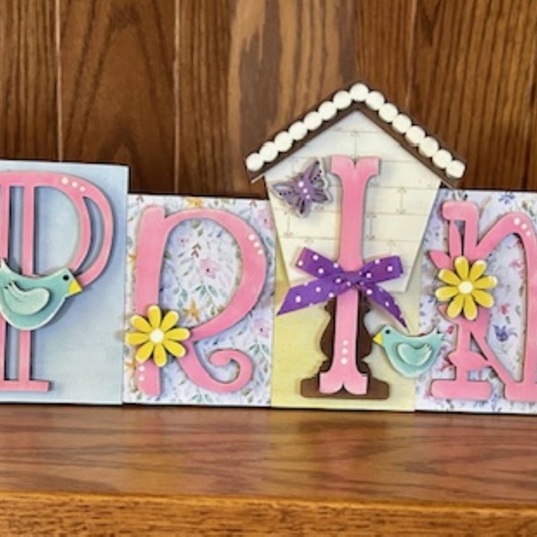 Wood Word Blocks - Etsy