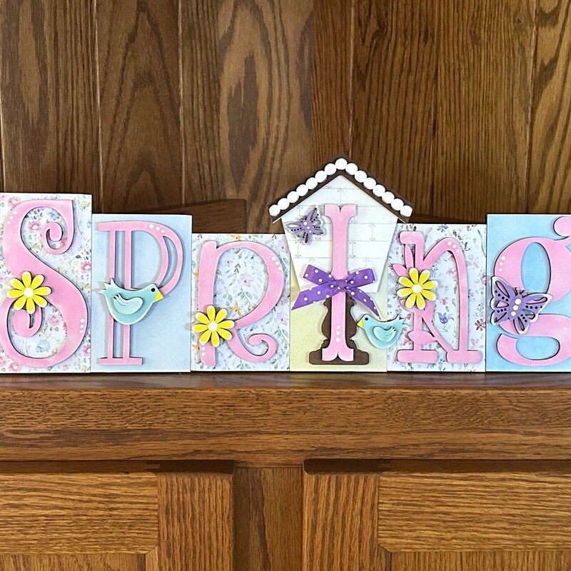 Wood Word Blocks - Etsy