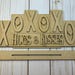 DIY XOXOXO Hugs & Kisses Word Block, Valentine's Day Shelf Sitter ...