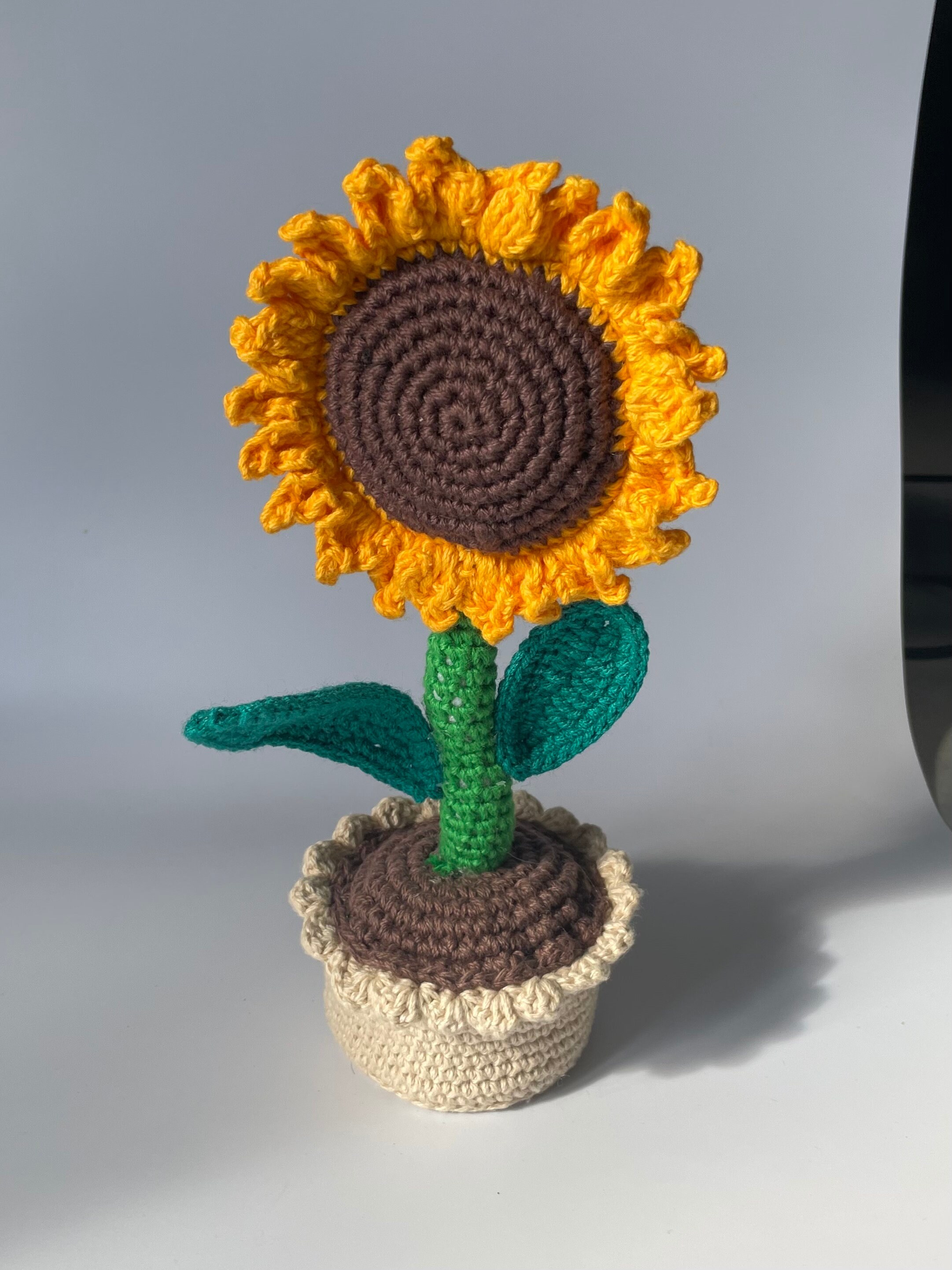 Handmade Crochet Sunflower - Etsy